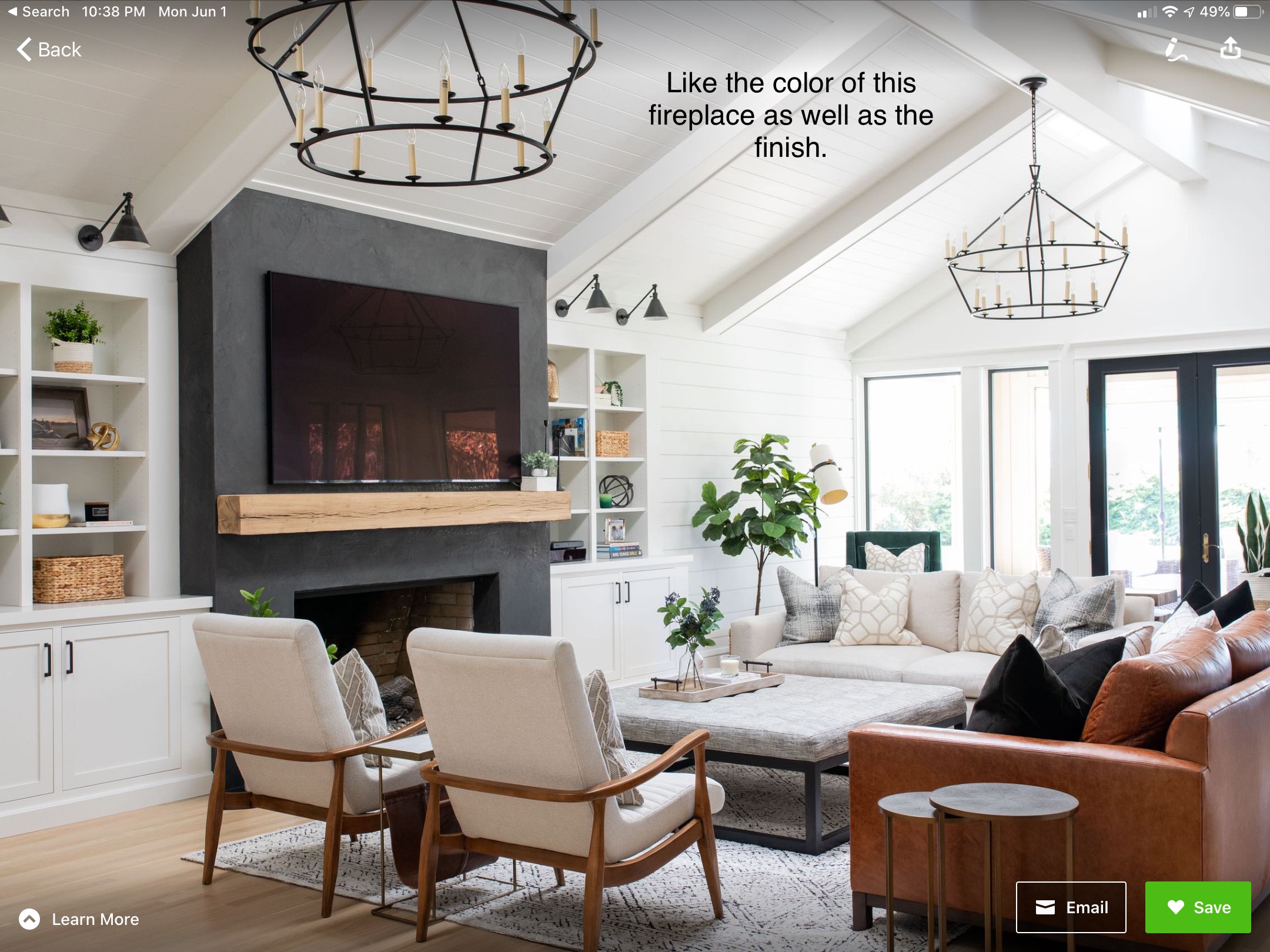 Modern Farmhouse Home with High Vaulted Ceiling | Decorilla