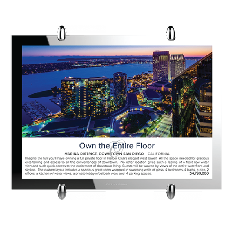Backlit Displays - Real Estate Model VM1EDGEAF_162 in | Dee Sign®