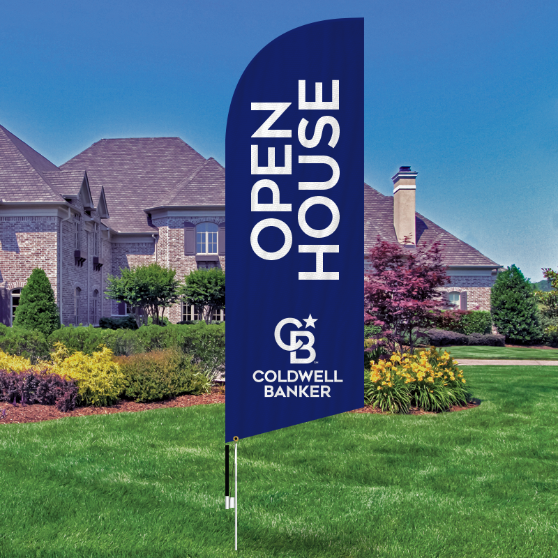 Feather Flags Signs for Coldwell Banker Realty | Dee Sign®
