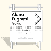 Open House Signs for Compass Real Estate Group | Dee Sign®