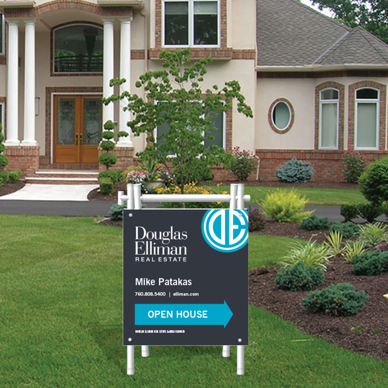 Open House Signs for Douglas Elliman Real Estate California | Dee Sign®