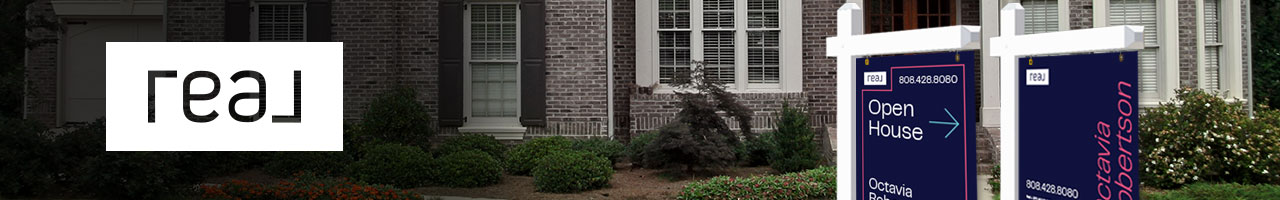 Real Broker Signs - sturdy Frames Only | Dee Sign®