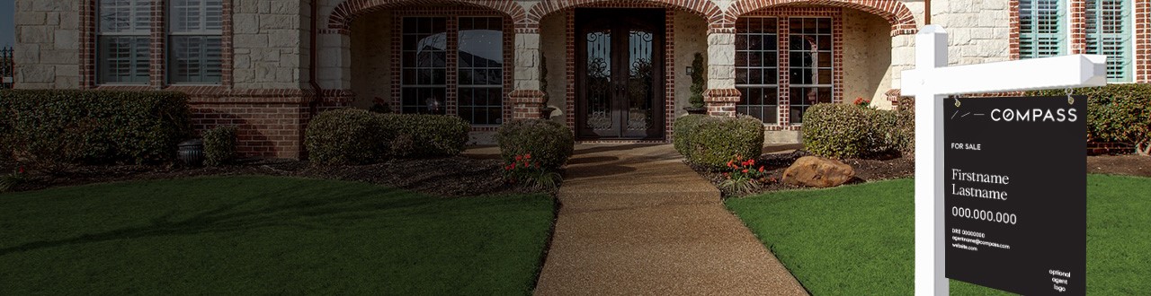 Compass Real Estate Open House Yard Signs | Dee Sign®