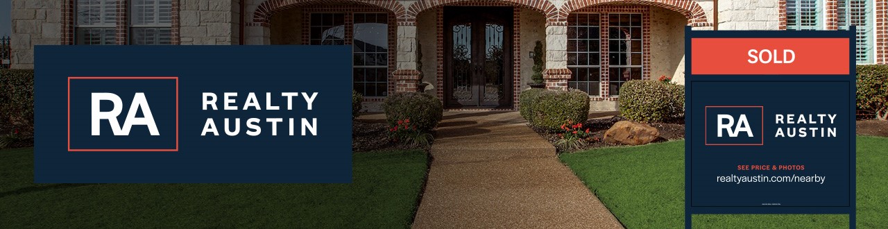 Realty Austin - Agents Signs - Open House Signs - Name Riders - Feather ...