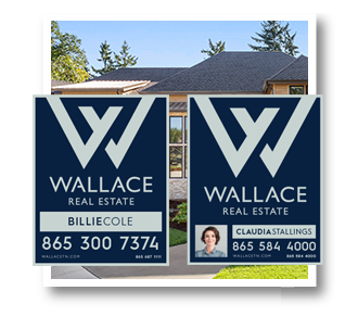 Wallace Real Estate Signs - Open House Signs - Name Riders - Feather ...
