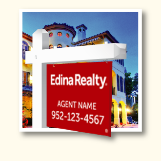 Edina Realty Office Signs - Open House Signs - Name Riders - Feather ...