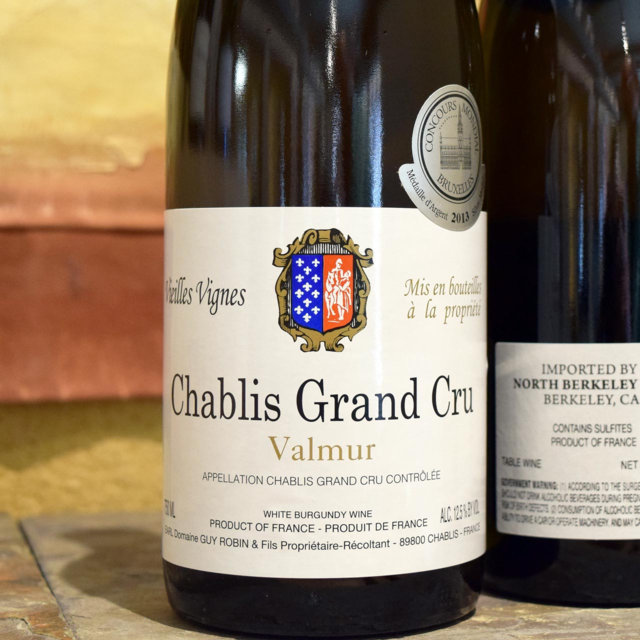 Domaine Guy Robin et Fils Valmur Vieilles Vignes Chablis Grand Cru ...