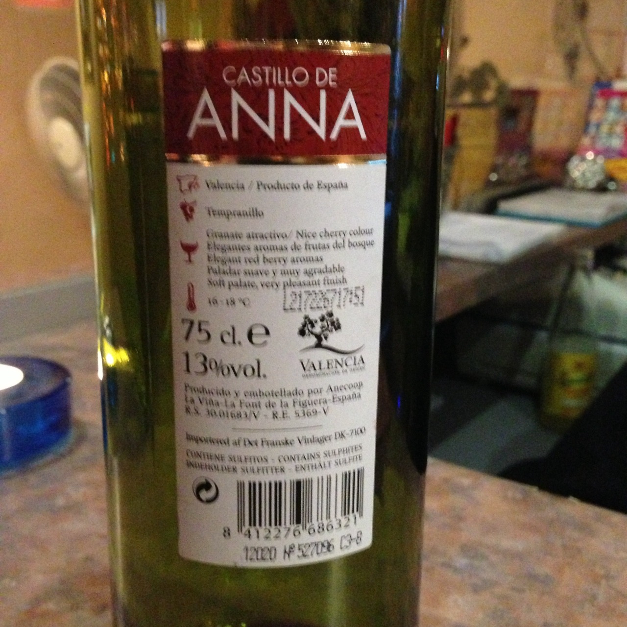 Castillo de Anna Gran Reserva Valencia Tempranillo