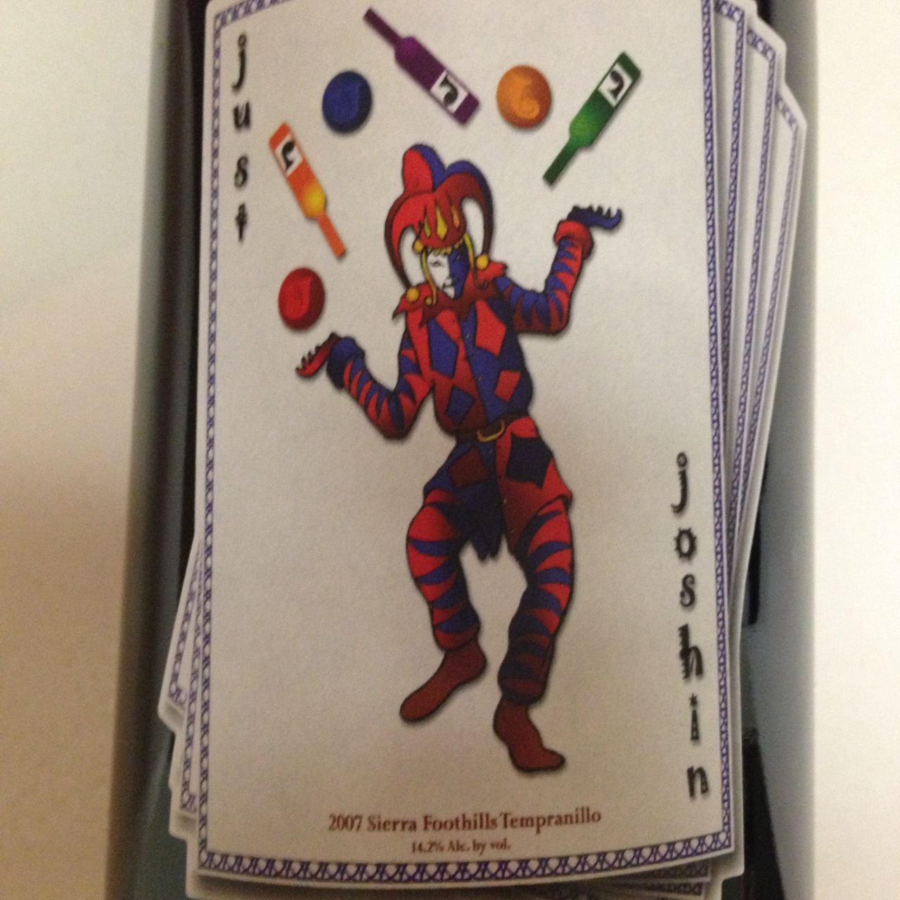 Stein Family Wines Just Joshin Sierra Foothills Tempranillo