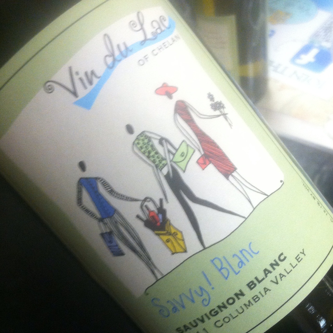 Vin du Lac of Chelan Savvy! Blanc Sauvignon Blanc