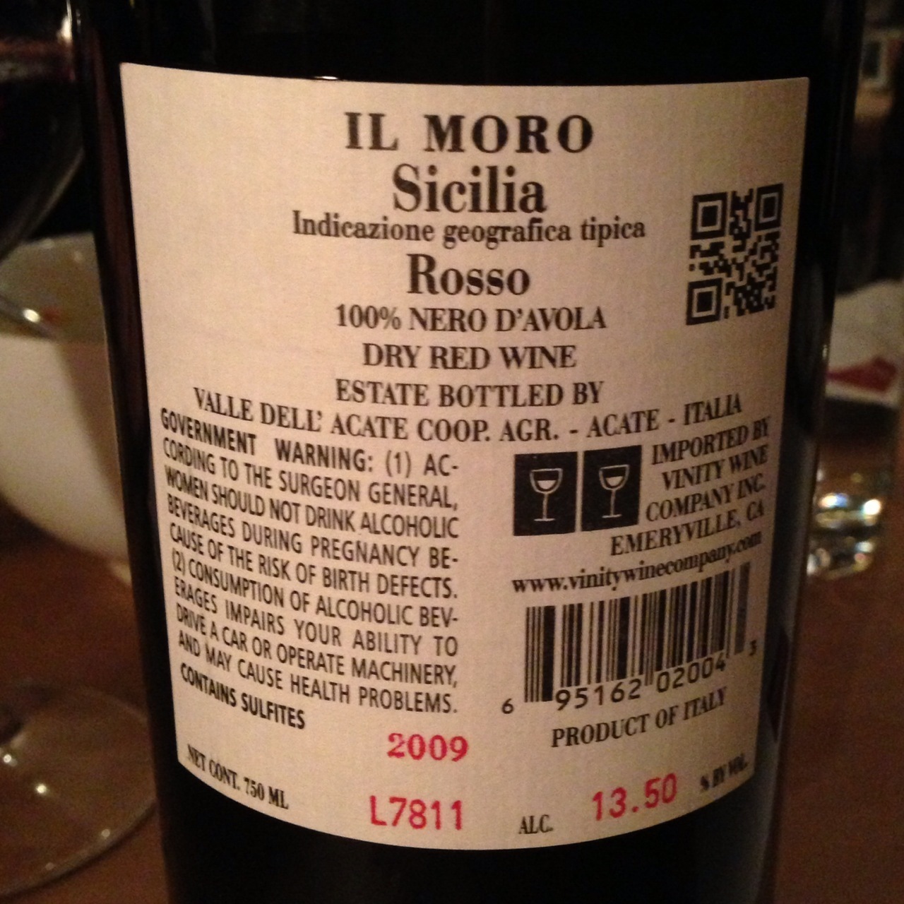 Valle dell'Acate Sicilia IGT Nero d'Avola