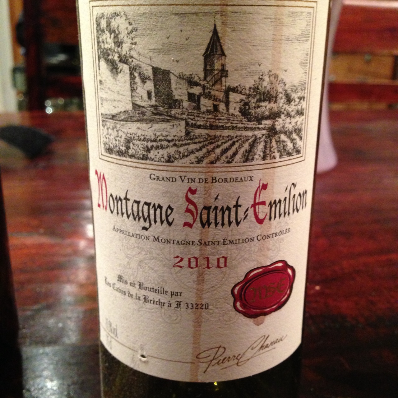 Pierre Chanau Montagne Saint-Émilion Red Bordeaux Blend
