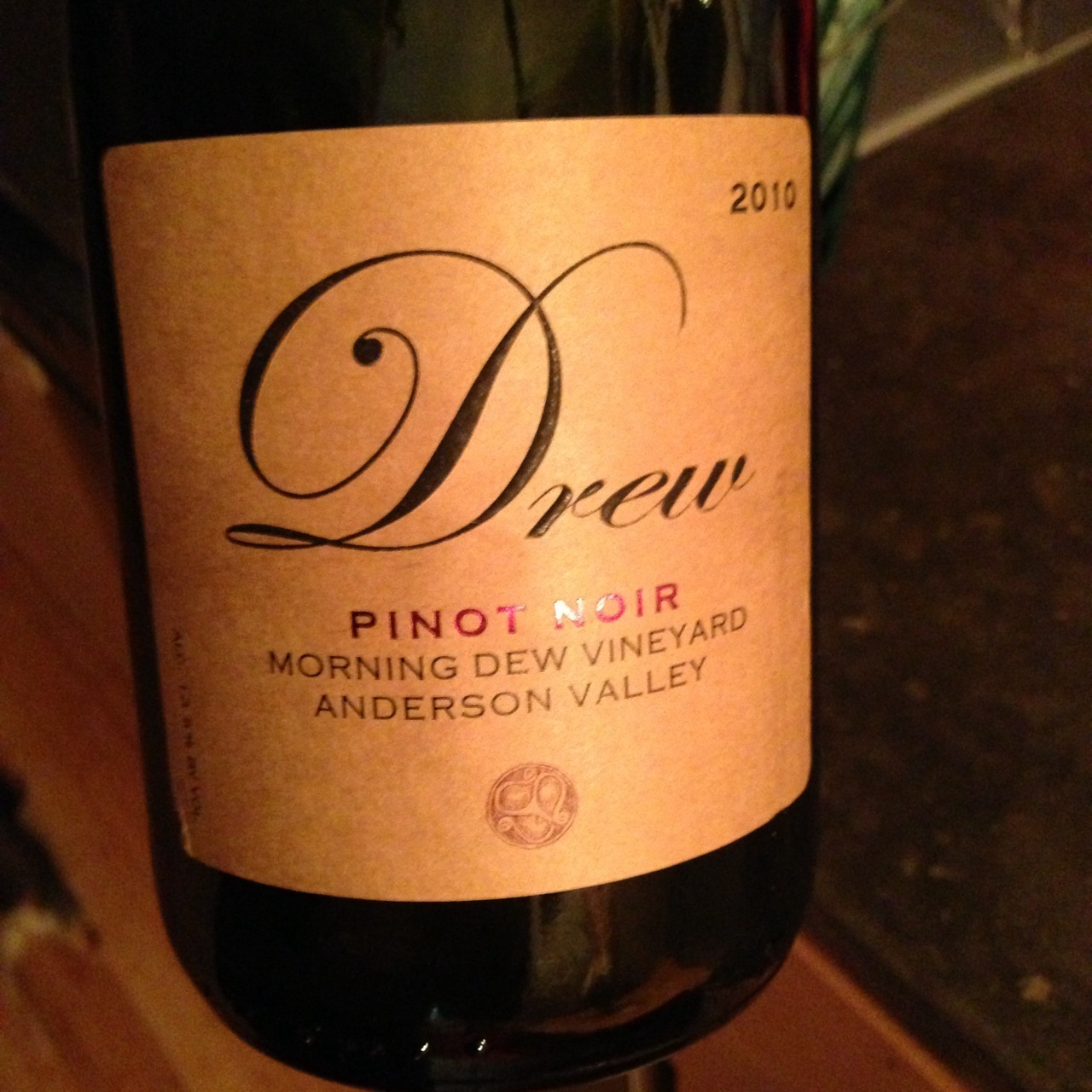 Drew Family Cellars Morning Dew Vineyard Pinot Noir