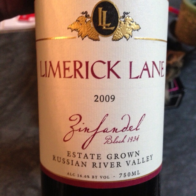 Limerick Lane Block 1934 Estate Grown Zinfandel