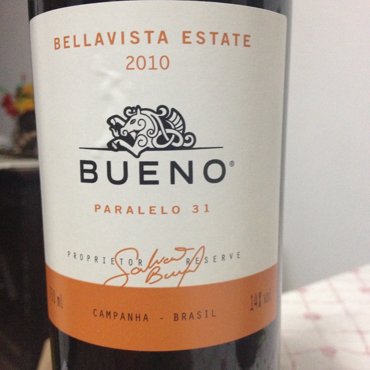 Bellavista Estate Bueno Paralelo 31 Proprietor Reserve Cabernet ...