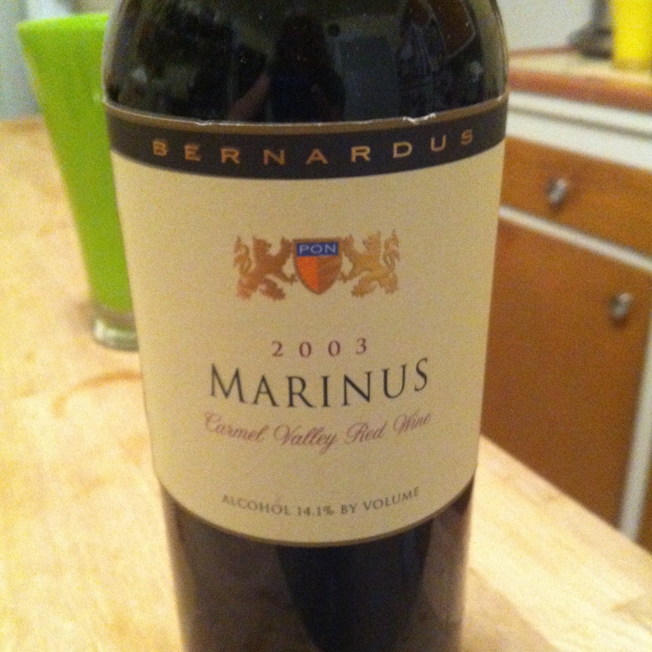 2003 Bernardus Winery Marinus Carmel Valley Red Bordeaux Blend