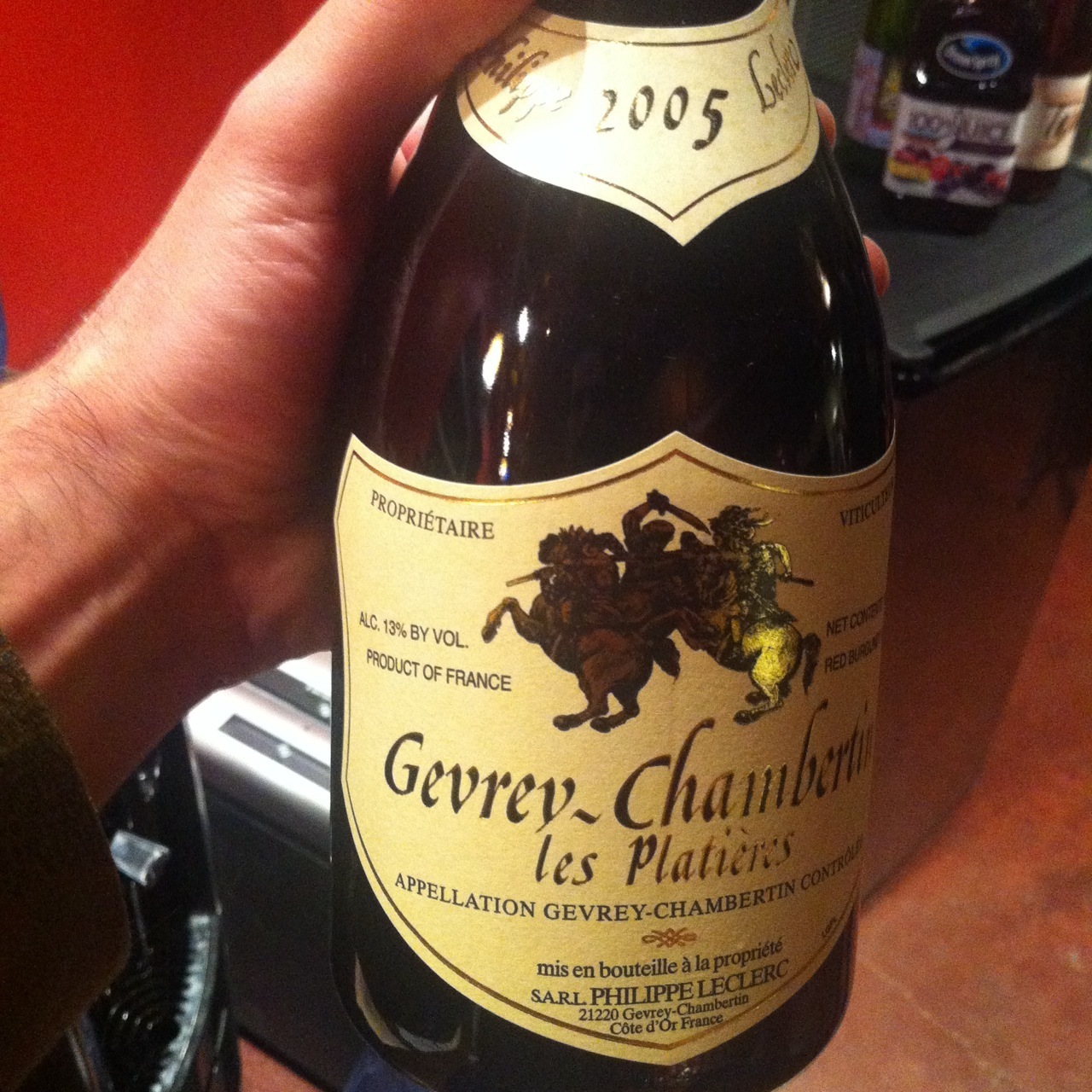 Philippe Leclerc Les Platières Gevrey-Chambertin Pinot Noir