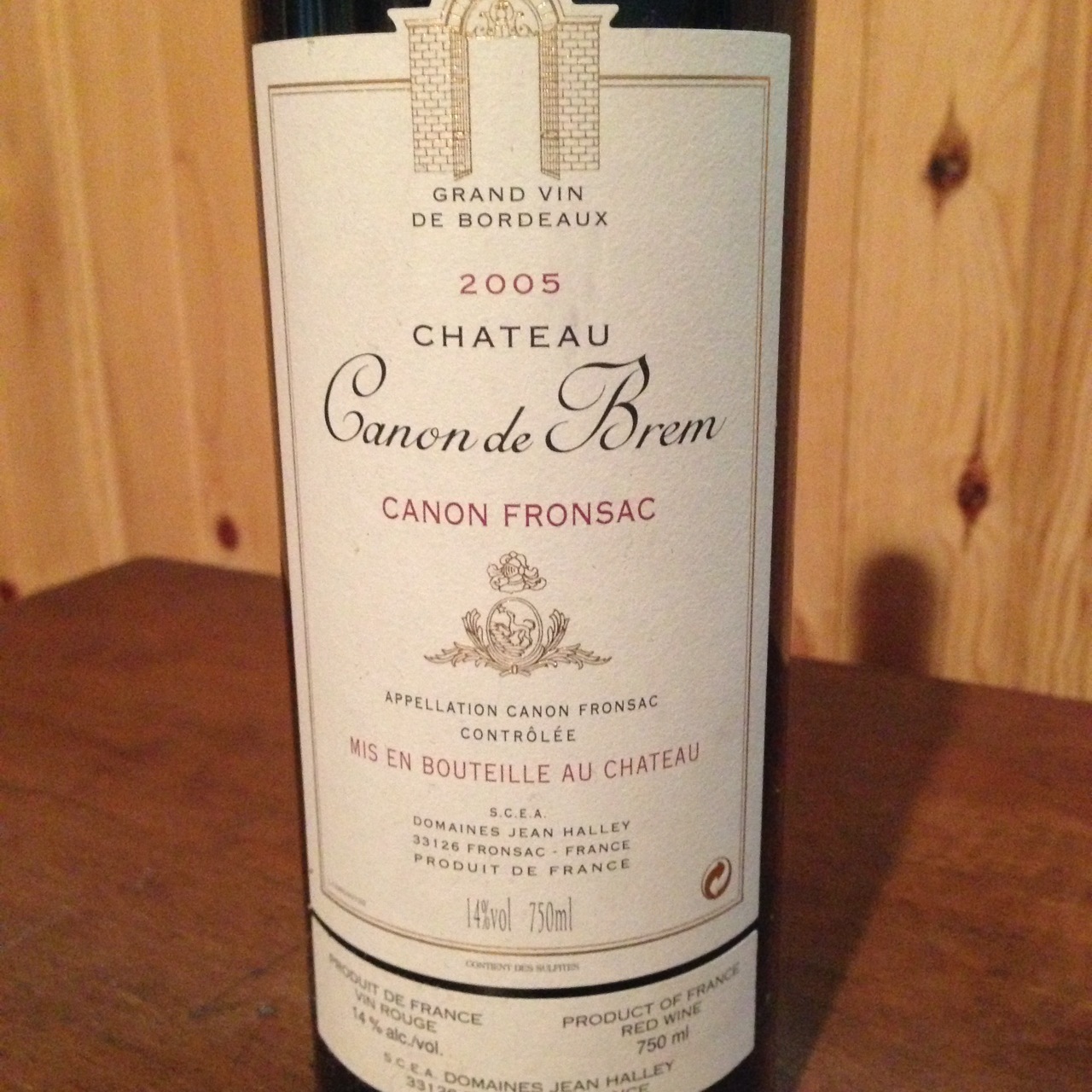 Denis shared Château Canon de Brem Canon-Fronsac Red Bordeaux Blend on ...