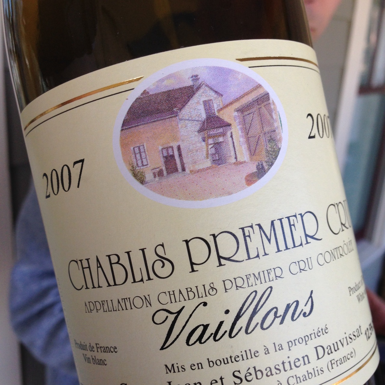 Jean et Sébastien Dauvissat Vaillons Chablis 1er Cru Chardonnay