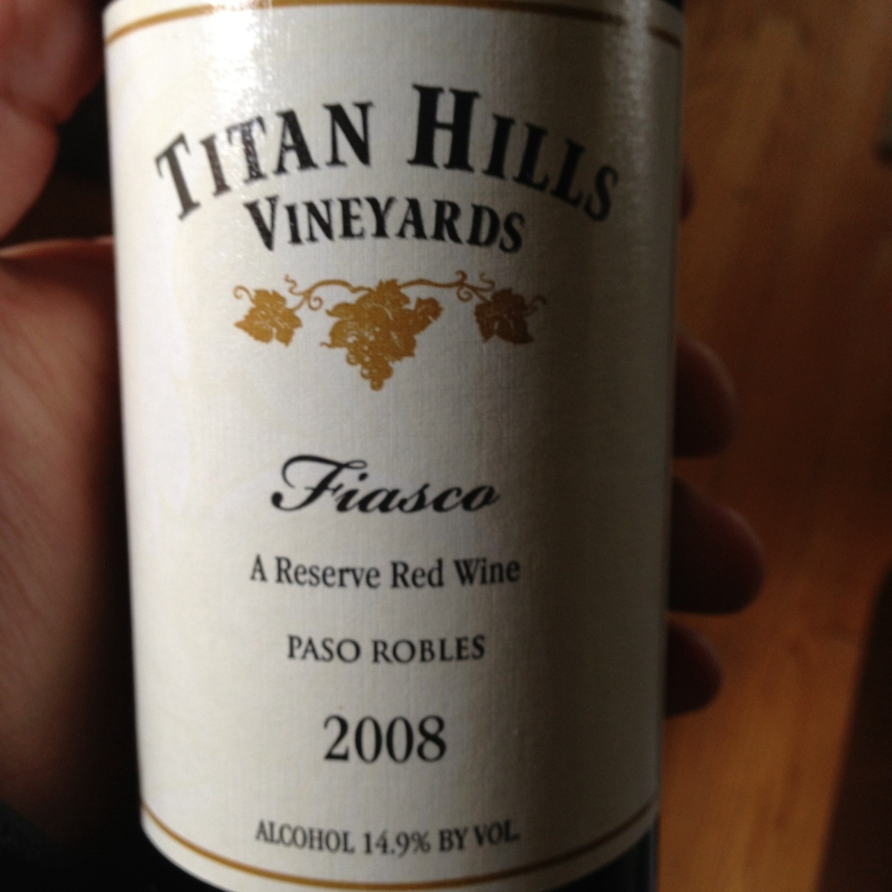 Titan Hills Fiasco Red Blend