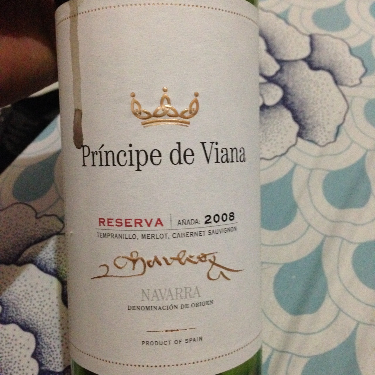 Bodegas Príncipe de Viana Reserva Tempranillo Blend