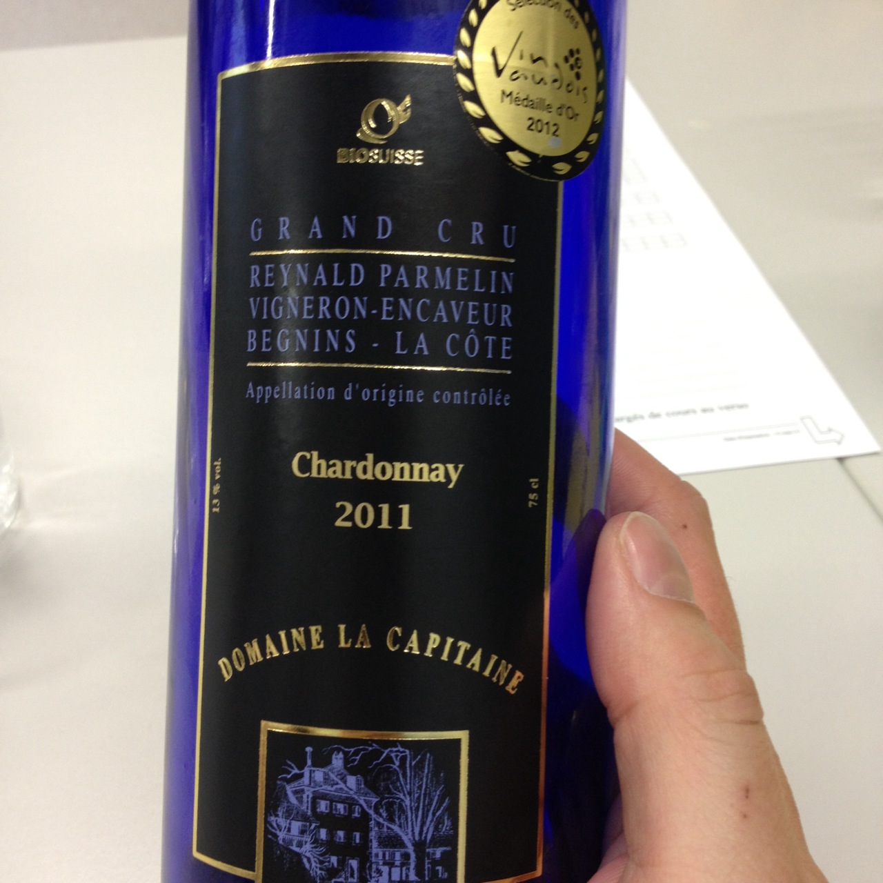 Reynald Parmelin ( Domaine La Capitaine ) Domaine La Capitaine Chardonnay