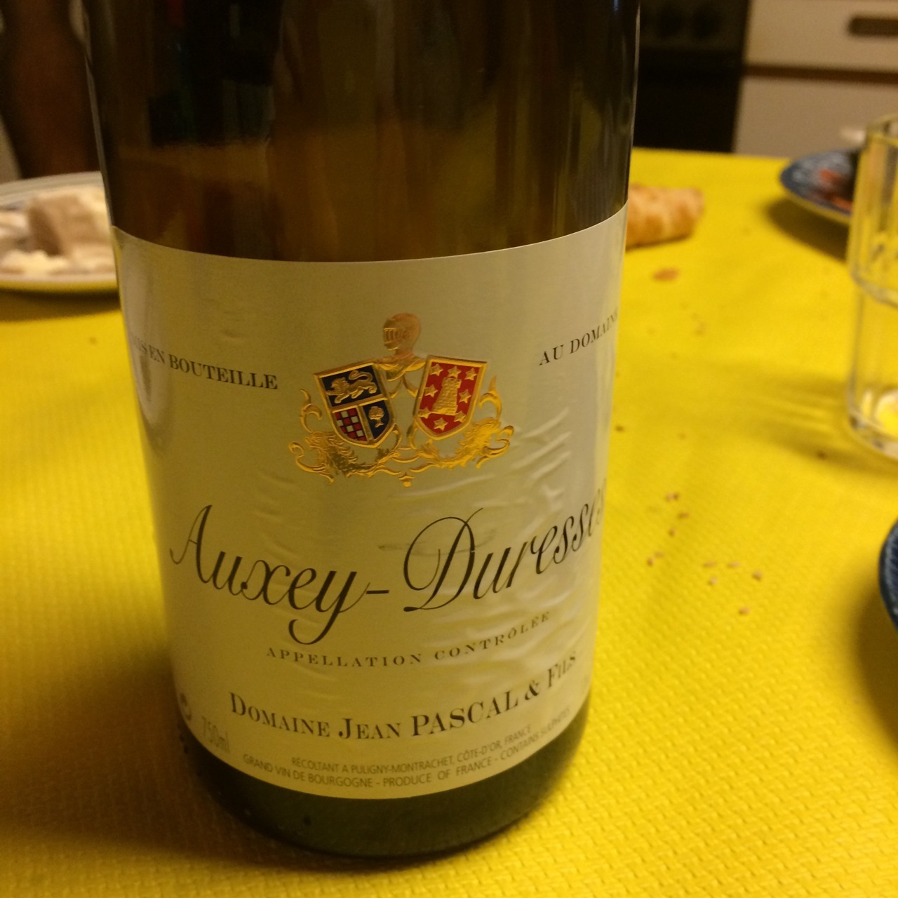 Domaine Jean Pascal et Fils Auxey-Duresses Chardonnay