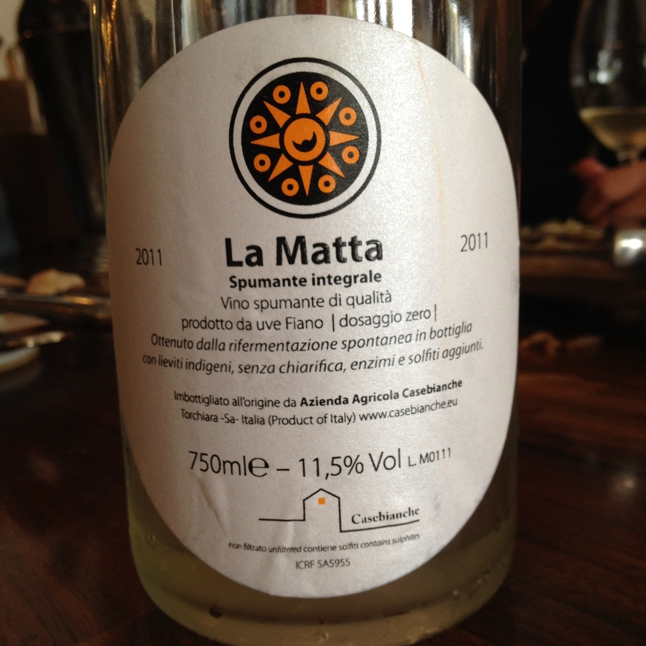 Casebianche La Matta Spumante Fiano