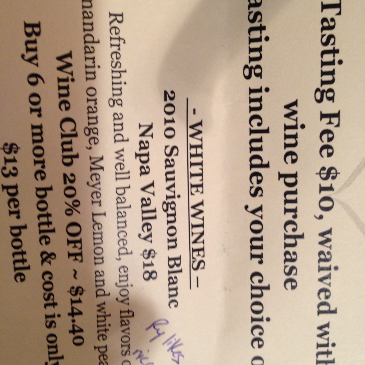 Russian River Vineyards Sauvignon Blanc