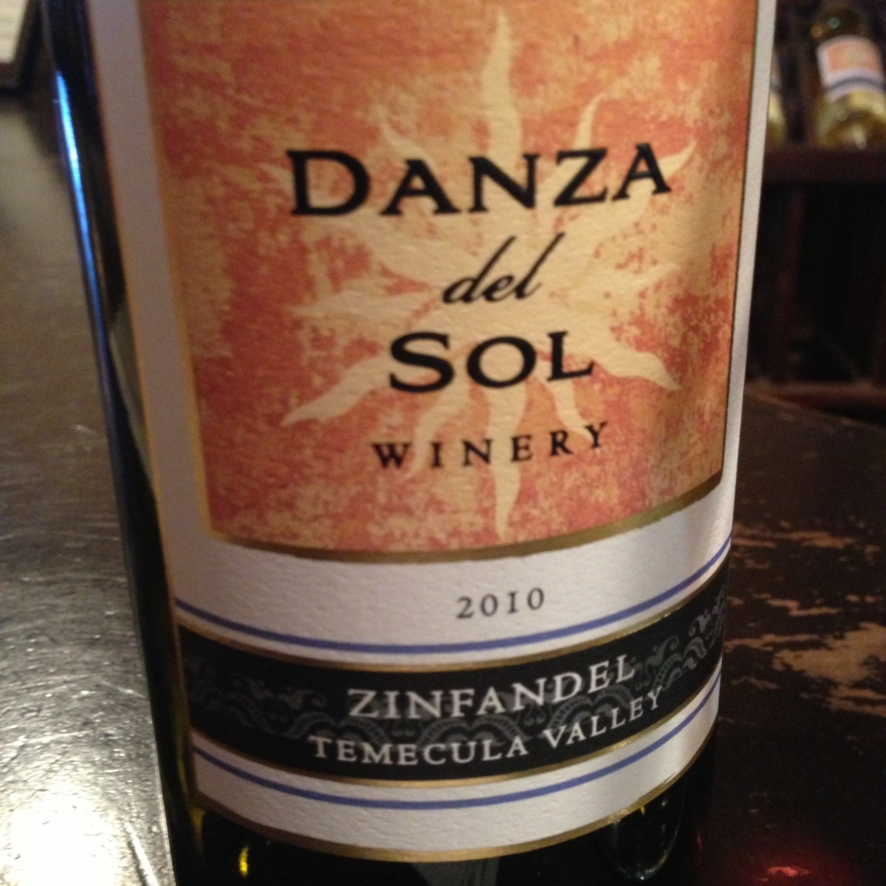 Danza Del Sol Temecula Valley Zinfandel