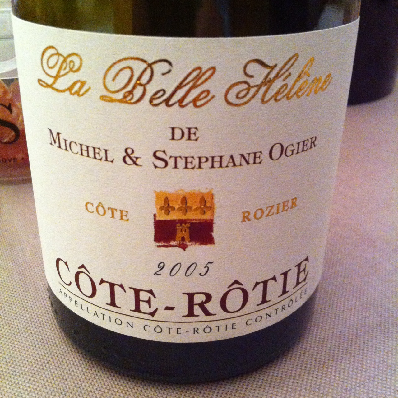 Michel & Stéphane Ogier (d'Ampuis) Cuvée la Belle Hélène Côte Rôtie Syrah