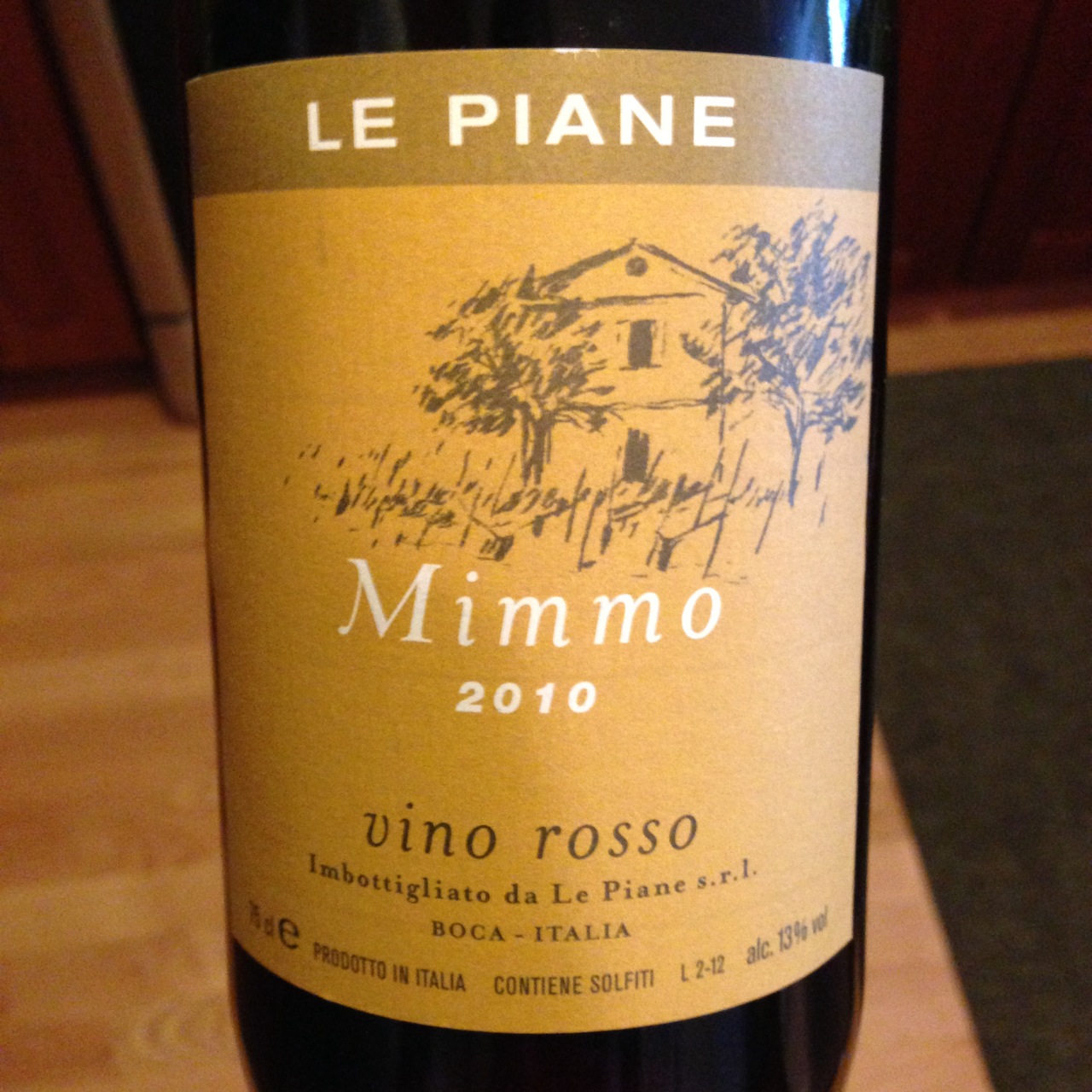 Le Piane Mimmo Vino Rosso Nebbiolo Blend