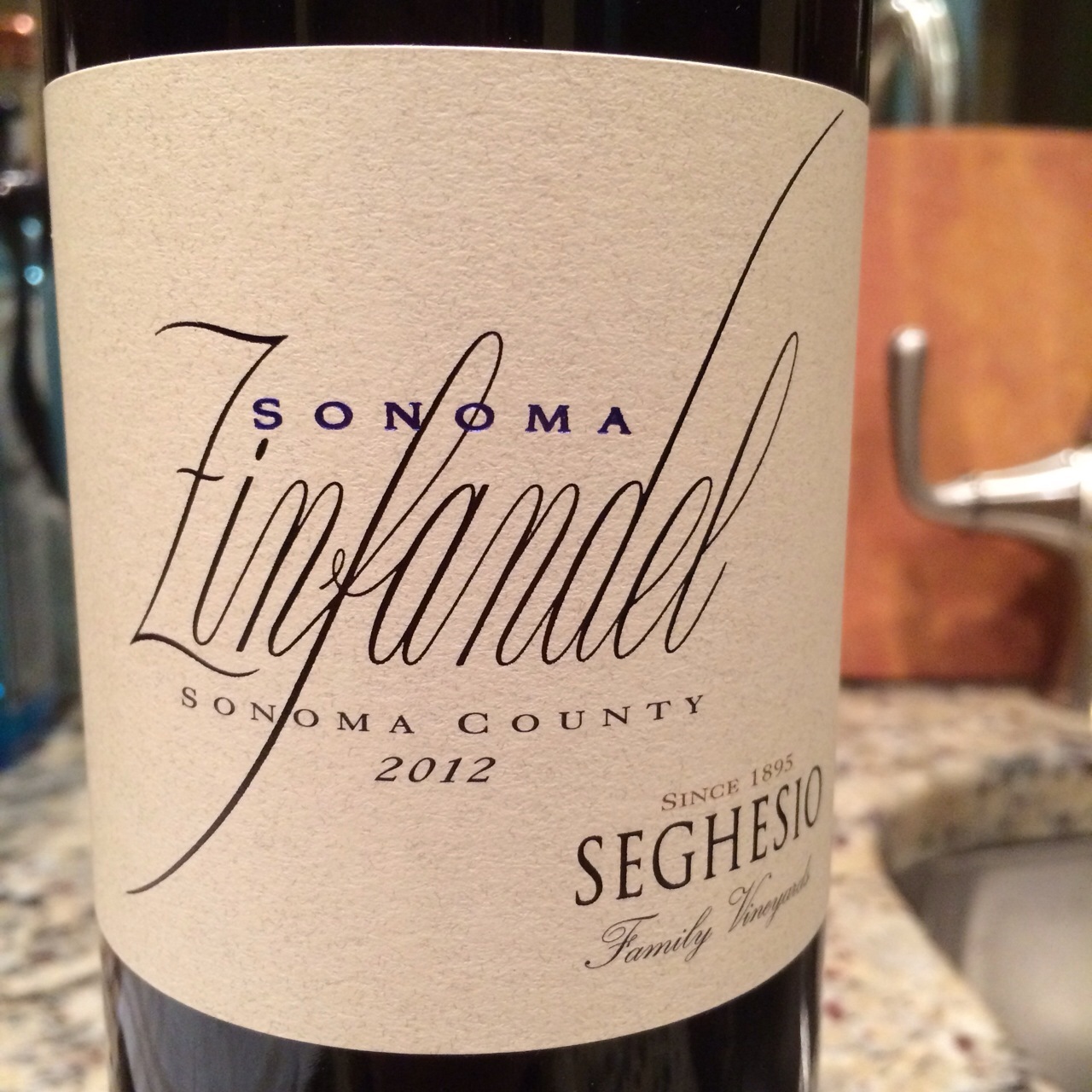 Seghesio Family Vineyards Sonoma County Zinfandel