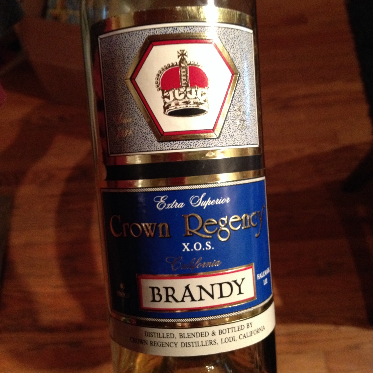 Crown Regency X.O.S. Extra Superior Brandy
