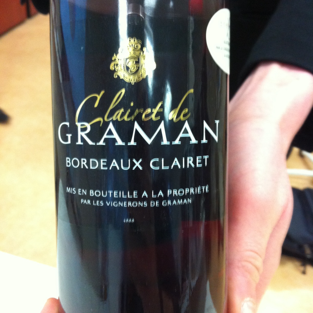 Cellier de Graman Clairet de Graman Bordeaux Clairet