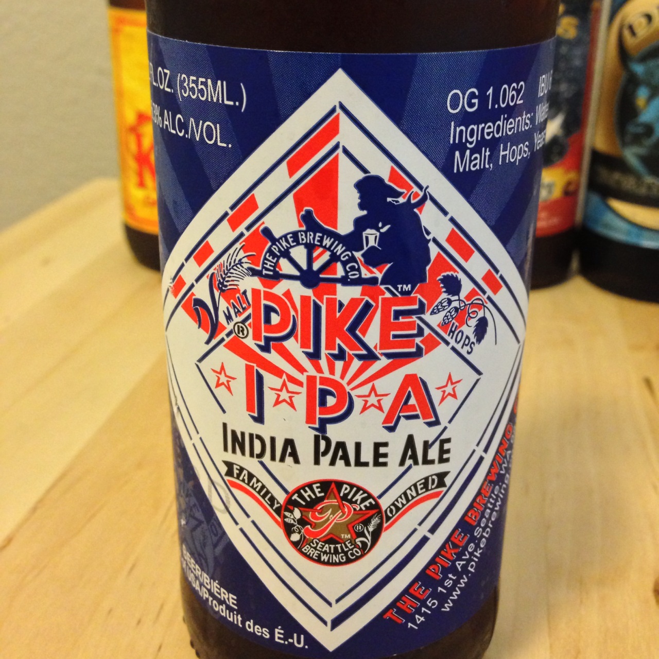 Pike Seattle Brewing Company Pike India Pale Ale