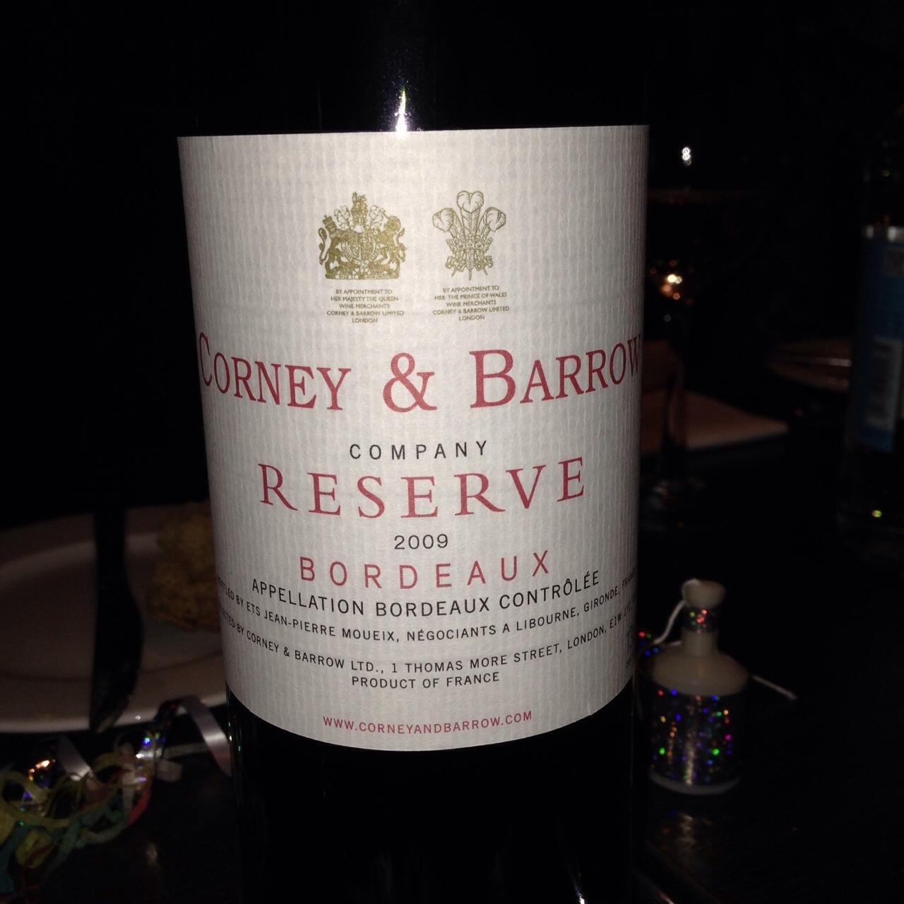 Corney and Barrow Reserve Bordeaux