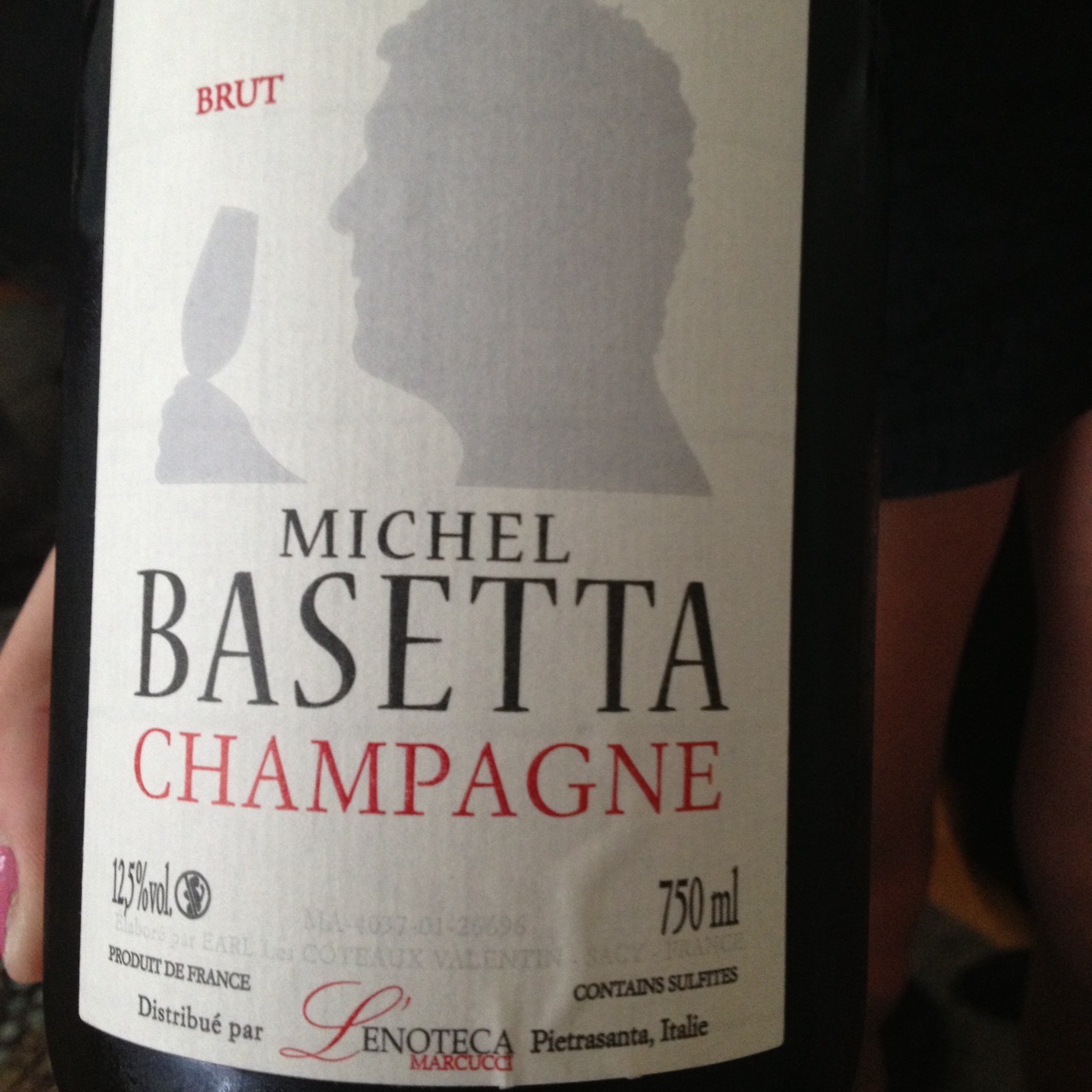 L'Enoteca Marcucci Michel Basetta Champagne Blend