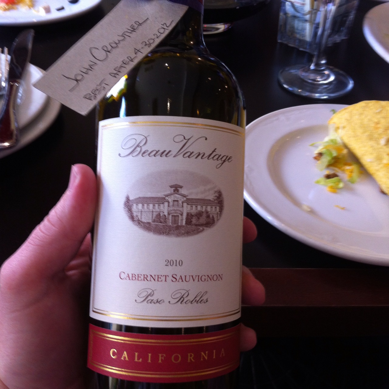 Beau Vantage Paso Robles Cabernet Sauvignon