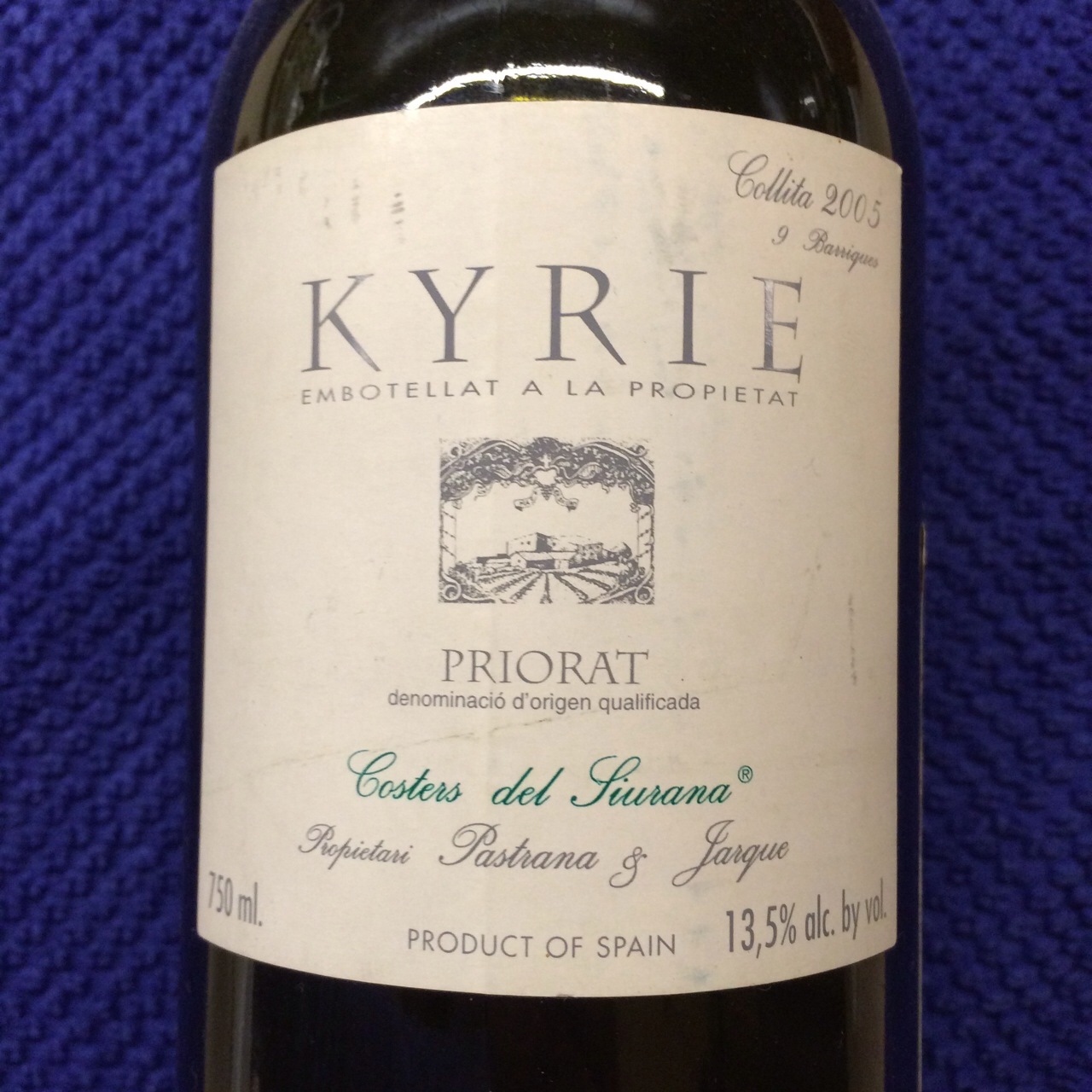 Costers del Siurana Kyrie Priorat Grenache Blanc Blend