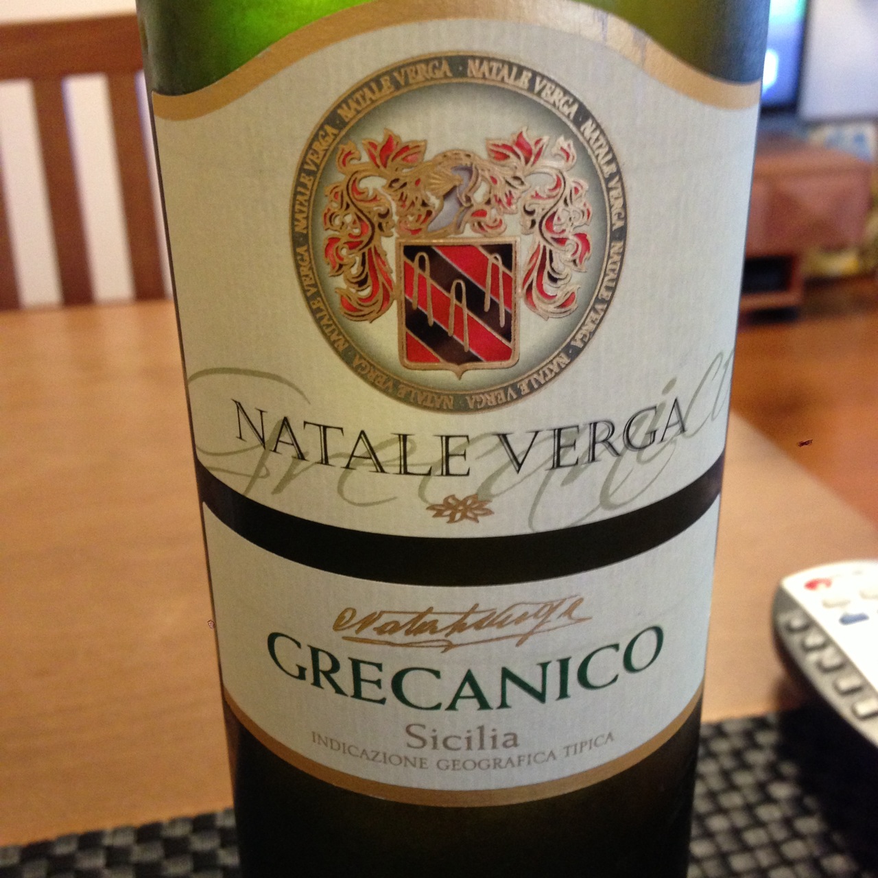 Natale Verga Terre Siciliane Grecanico