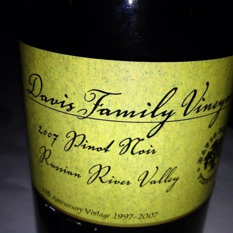 Davis Family Vineyards Russian River Valley Pinot Noir