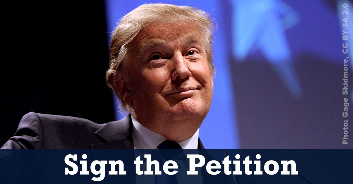 Demand Progress | Petition: Donald Trump must publicly release his tax ...
