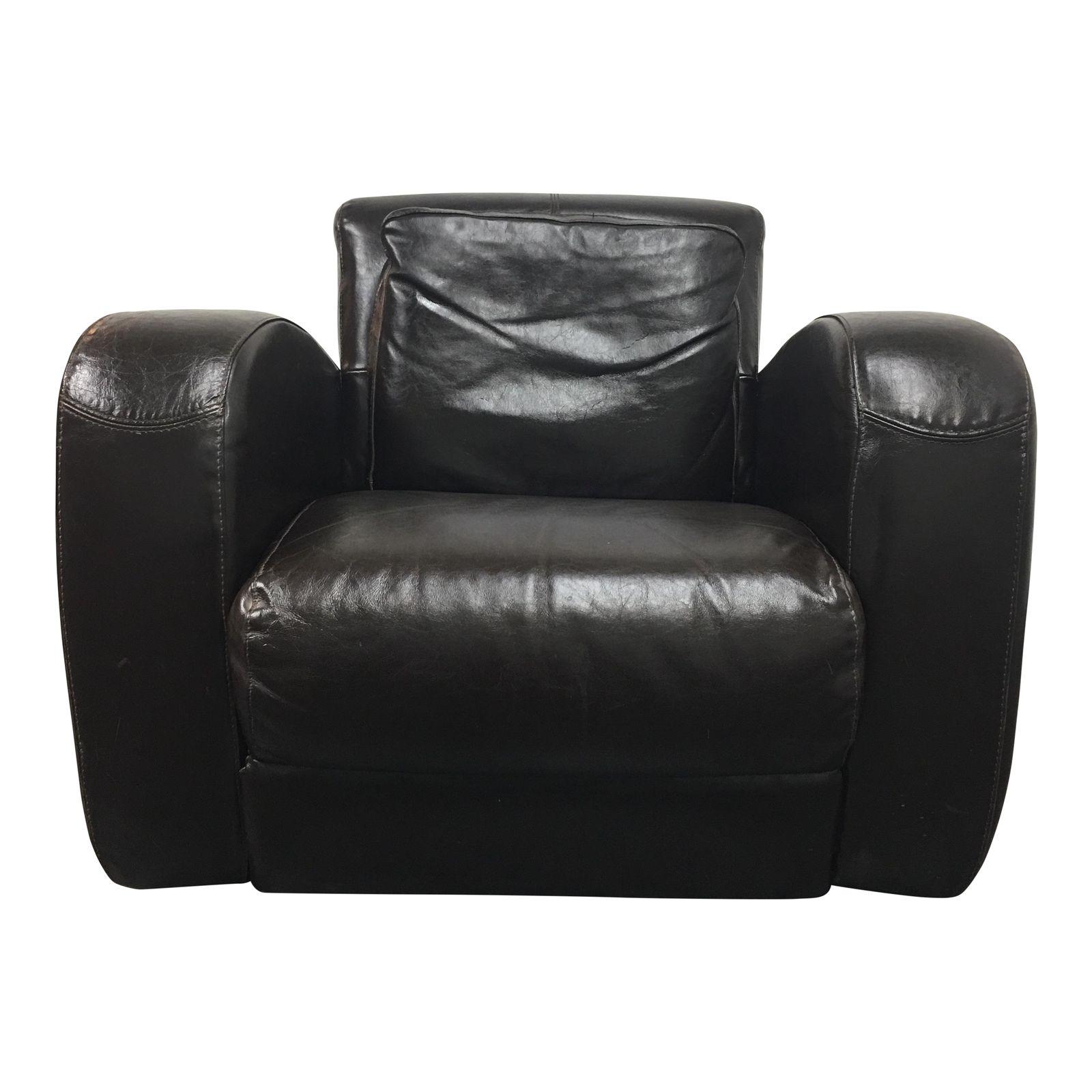 due-linee-salotti-leather-arm-chair-5408 | Design Plus Gallery