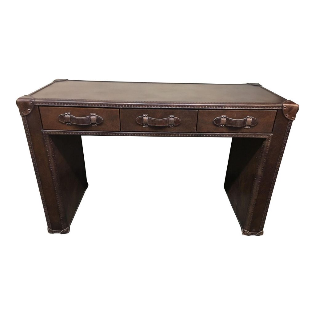 Restoration Hardware Steamer Trunk Desk - Design Plus Gallery