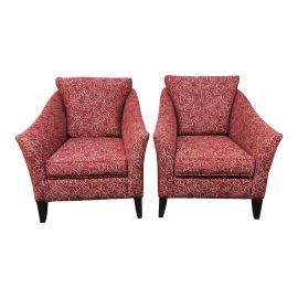 Ethan Allen Gibson Accent Chairs A Pair Design Plus Gallery