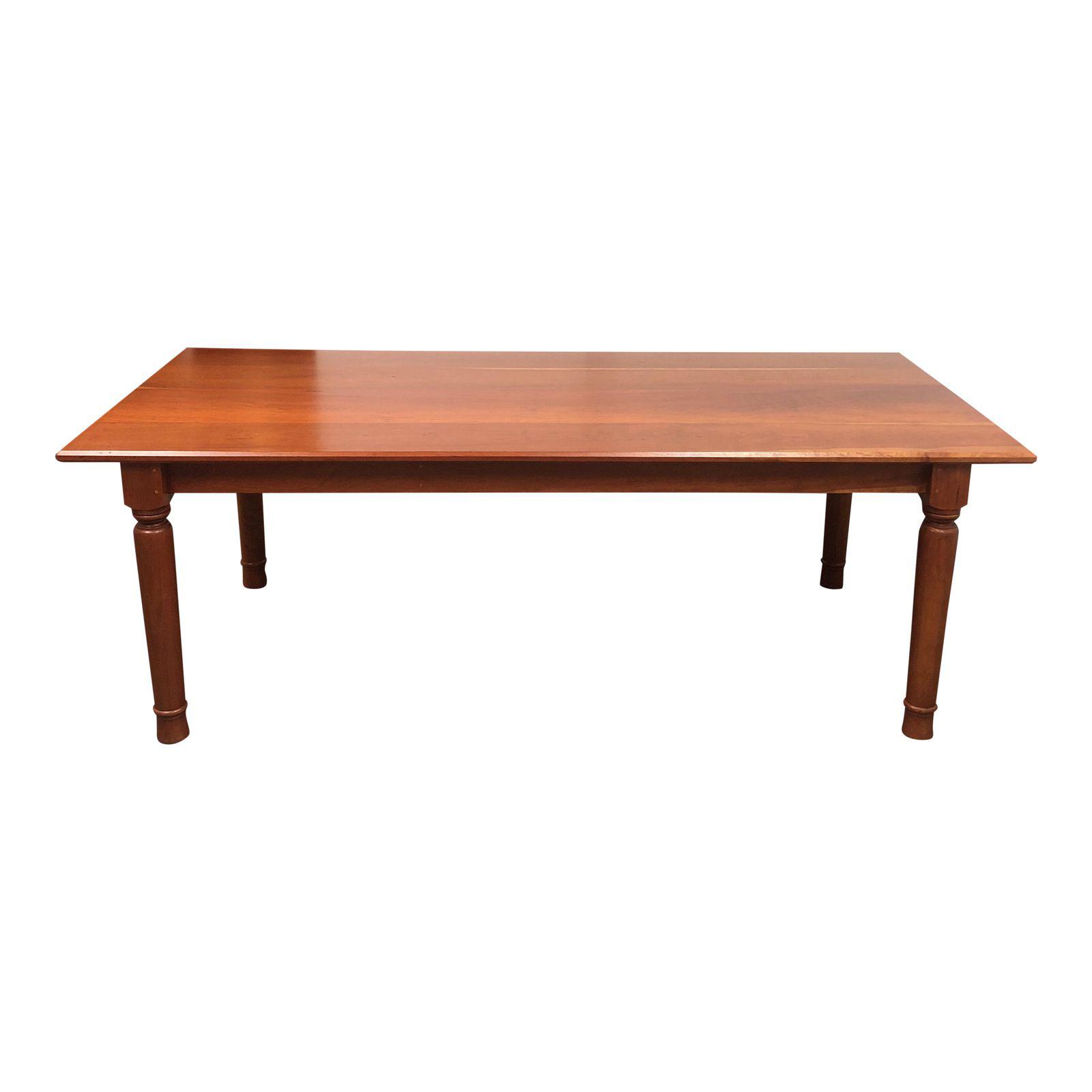 cottage-industries-solid-cherry-dining-table-3442-2 - Design Plus Gallery