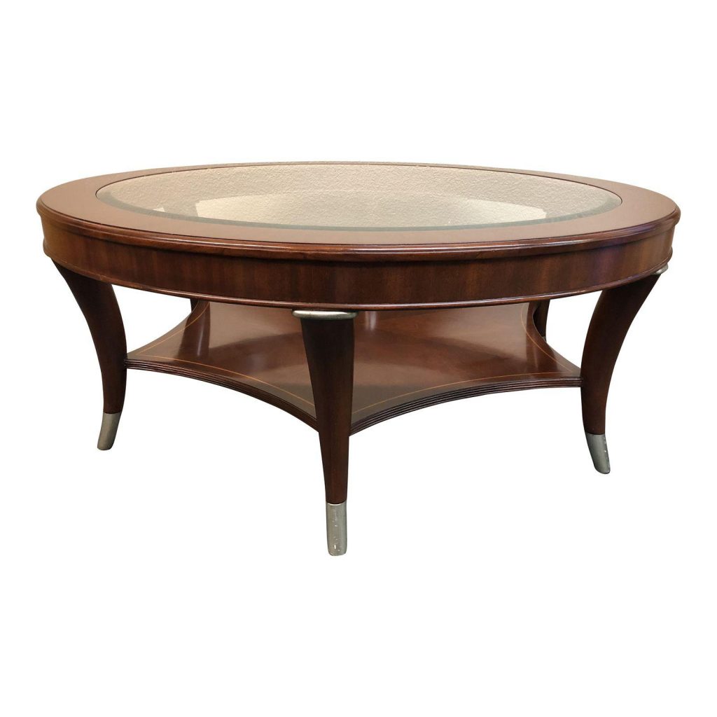 Thomasville Round Coffee Table. Original Price: $1,500 - Design Plus ...