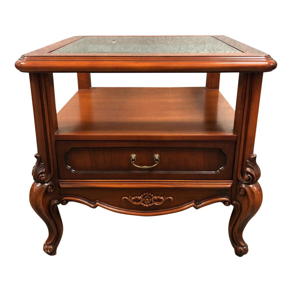 Traditional Style Wood Side Table - Design Plus Gallery