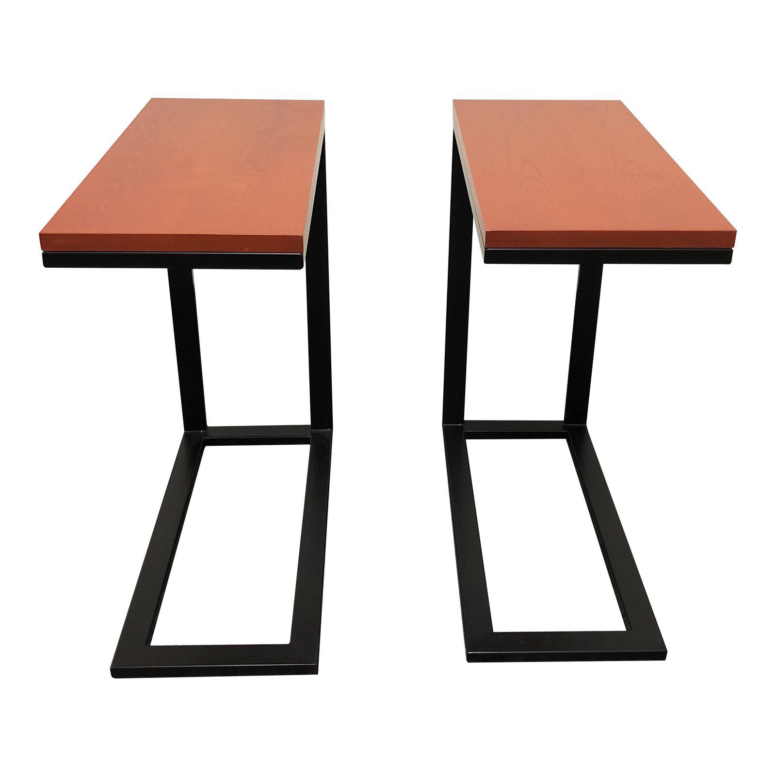 Custom Right Touch Side Tables - a Pair. Original Price: $1,200.00 ...